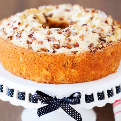 Southern Pecan Pound Cake - I Am Homesteader