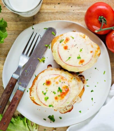 Open Faced Tuna Melt - I Am Homesteader