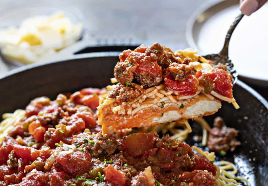 Spaghetti Pizza - I Am Homesteader