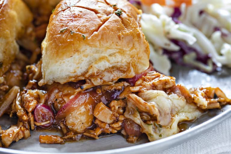 BBQ Chicken Sliders - I Am Homesteader