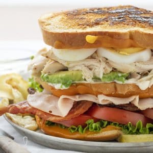 Cobb Salad Sandwich - I Am Homesteader