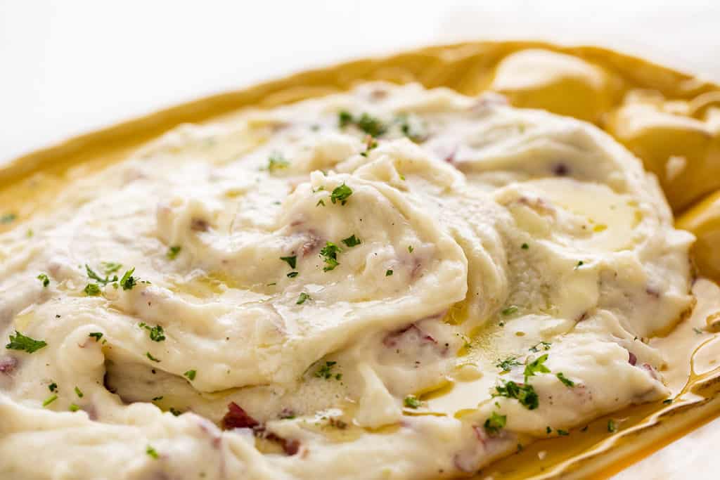 Skins On Mashed Potatoes - I Am Homesteader