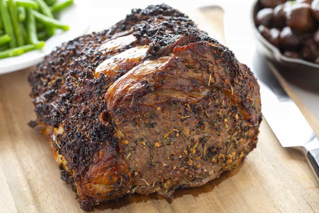Butter and Garlic Crusted Prime Rib - I Am Homesteader