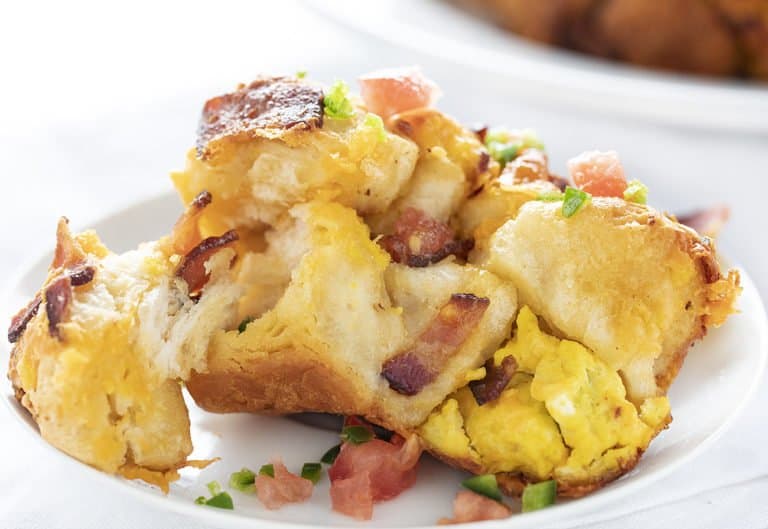 Savory Breakfast Monkey Bread - I Am Homesteader