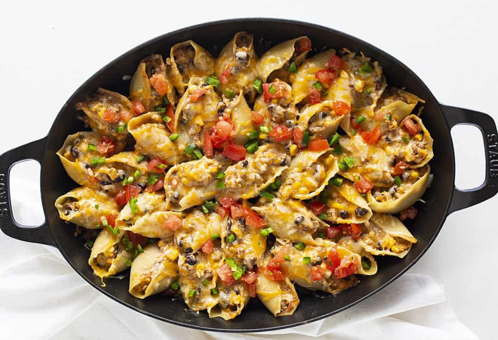 Taco Stuffed Shells - I Am Homesteader