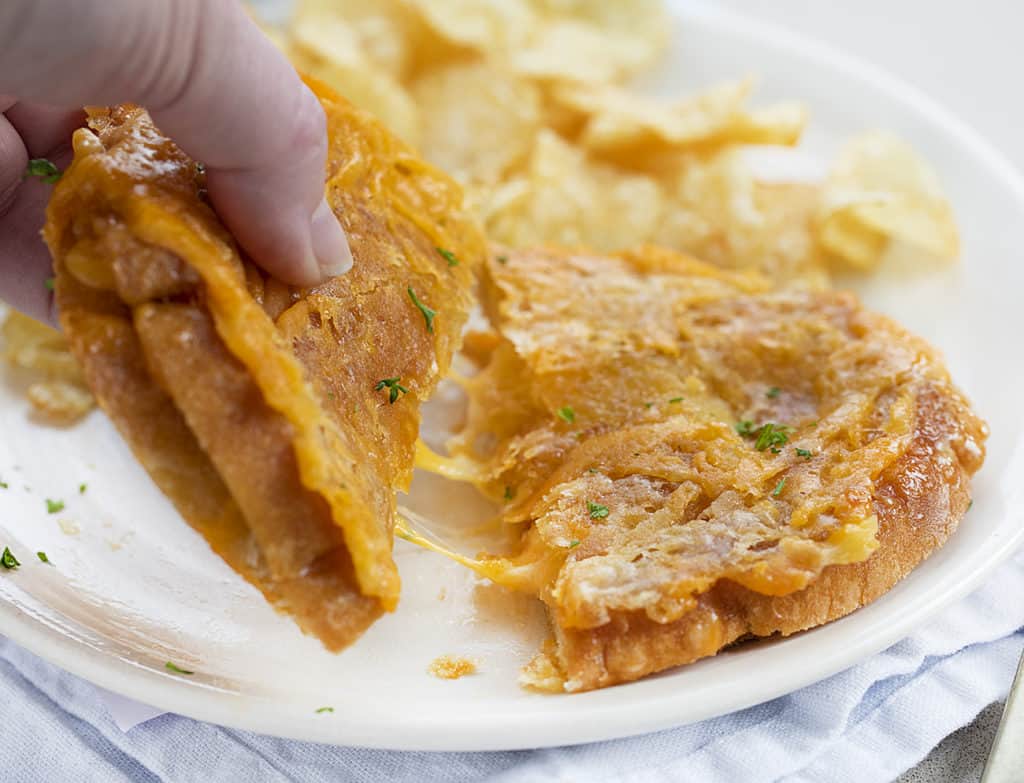 Crispy Grilled Cheese Sandwich - I Am Homesteader