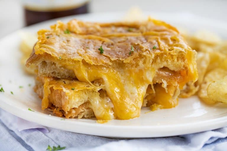Crispy Grilled Cheese Sandwich - I Am Homesteader