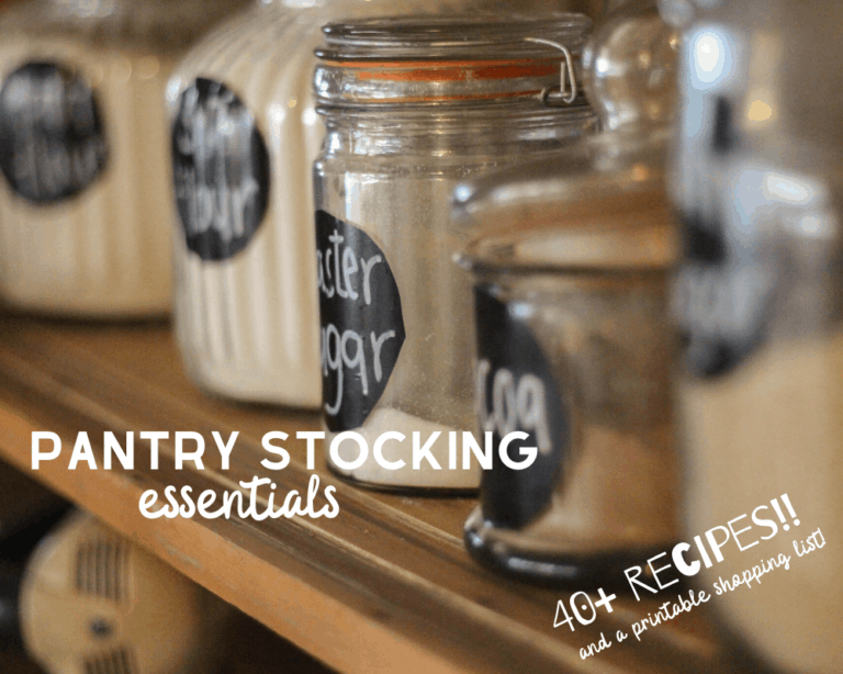 Essential Pantry Stocking Ingredients and Recipes - I Am Homesteader