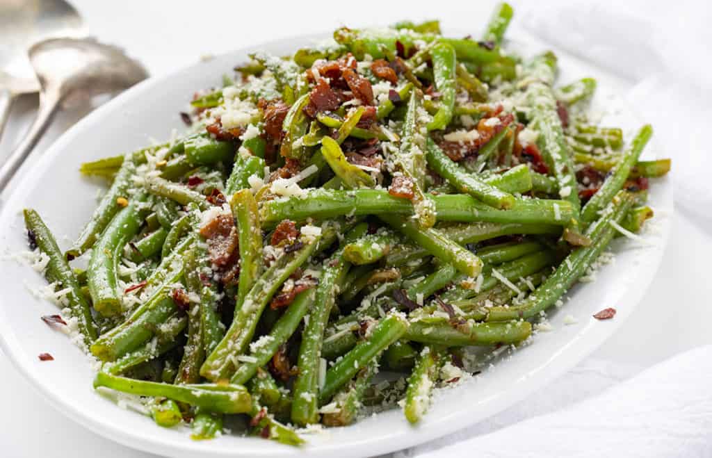 Spicy Green Beans {AKA FIREHOUSE BEANS} - I Am Homesteader