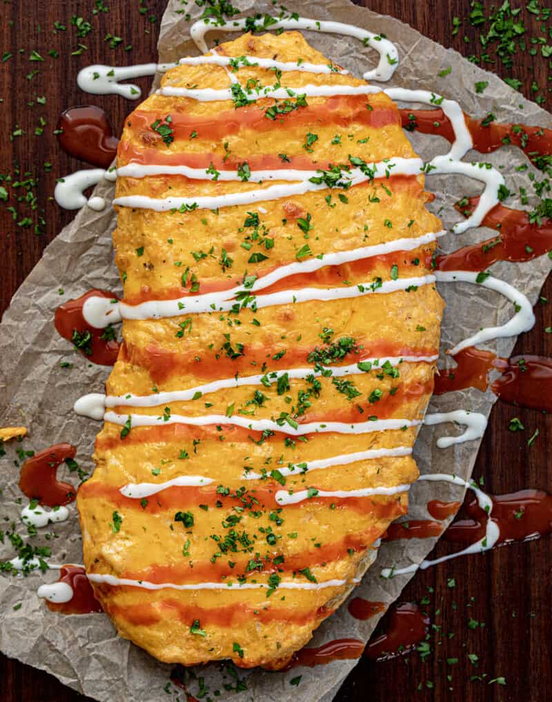 Buffalo Chicken Bread - I Am Homesteader