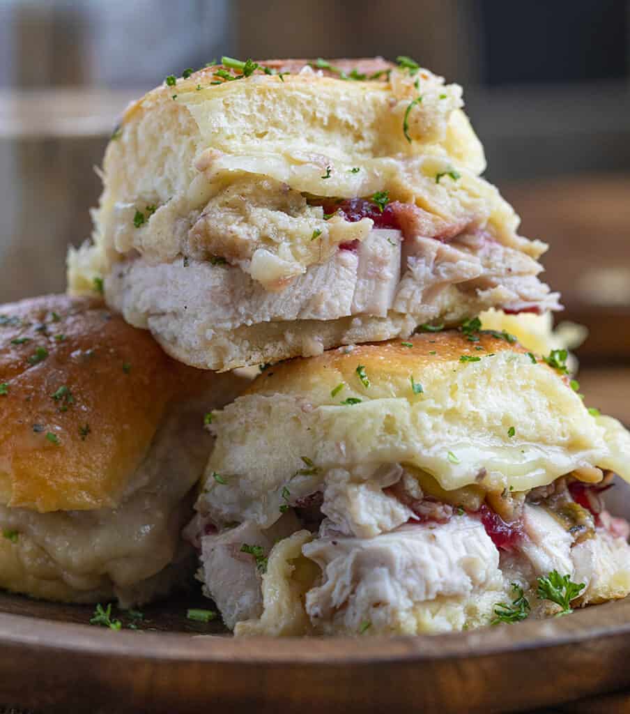 Leftover Turkey Sliders - I Am Homesteader