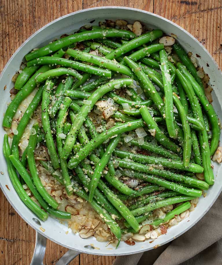 Green Beans Almondine - I Am Homesteader