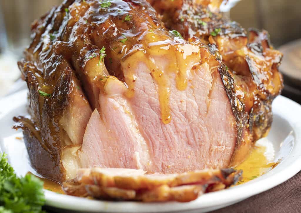 Apricot Honey Glazed Ham - I Am Homesteader