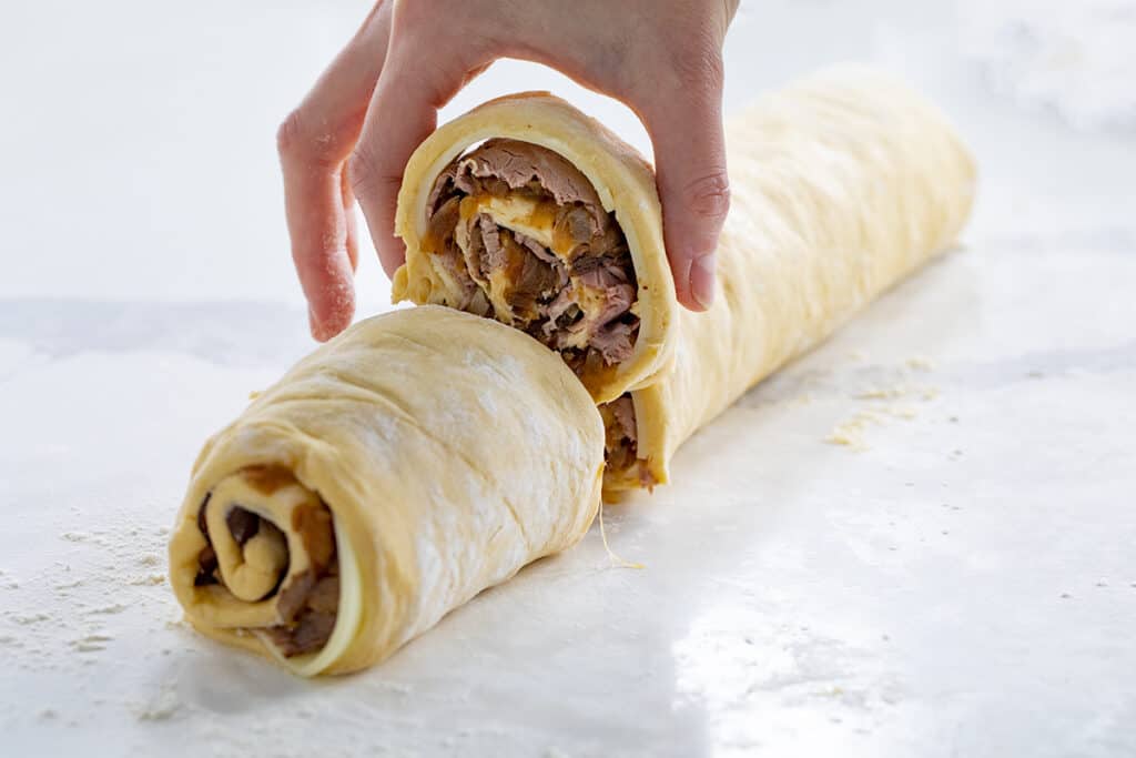 Caramelized Onion Roast Beef Rolls - I Am Homesteader