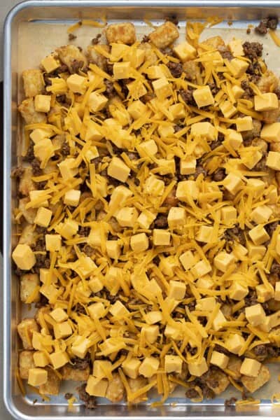 Loaded Tater Tot Nachos {Totchos} - I Am Homesteader