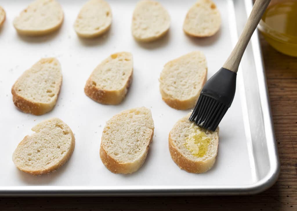 Toasted Baguette {Crostini} - I Am Homesteader
