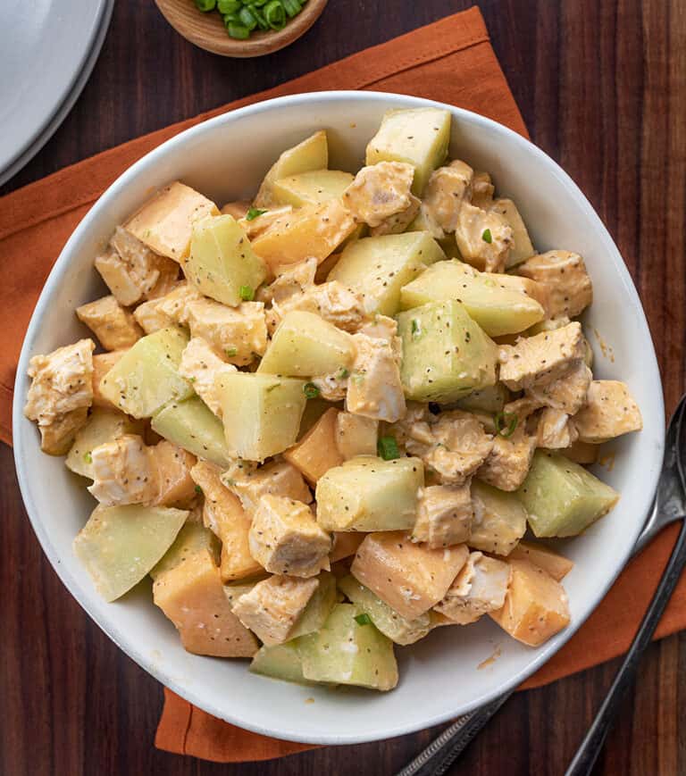 Patty's Turkey Melon Salad - I Am Homesteader