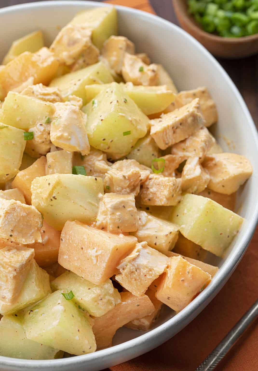 Patty's Turkey Melon Salad - I Am Homesteader