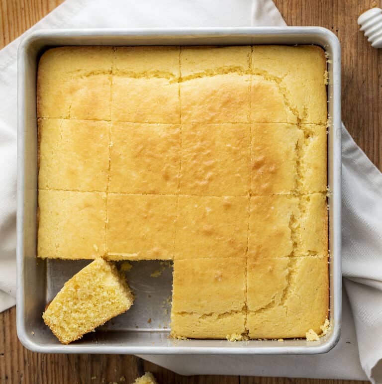 Homemade Cornbread - I Am Homesteader