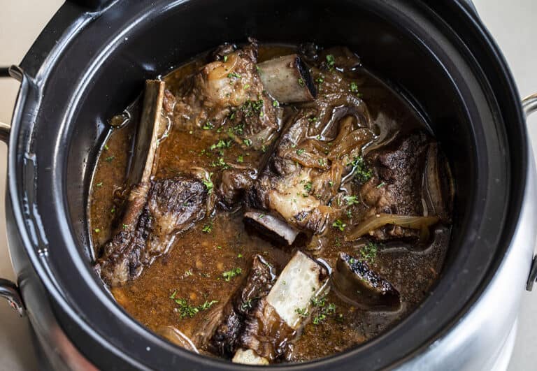 Crockpot Braised Short Ribs - I Am Homesteader
