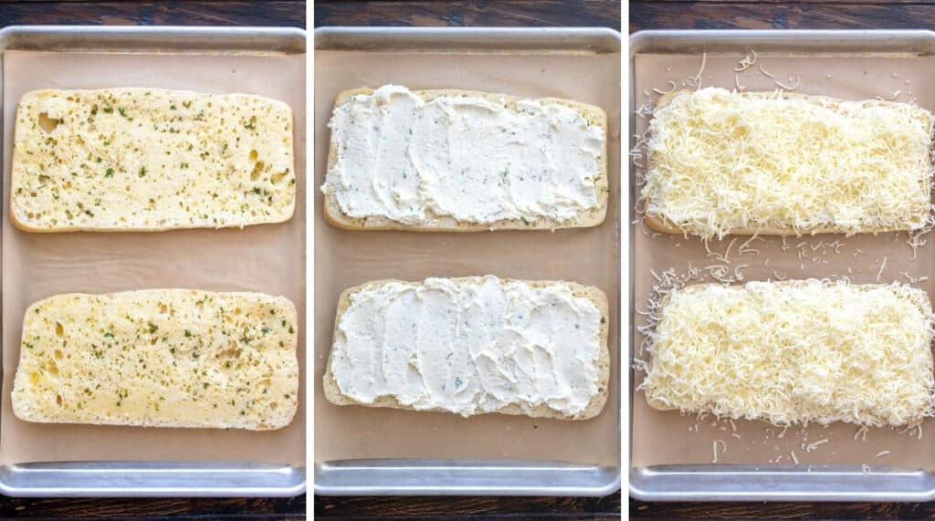 Three Cheese Garlic Bread - I Am Homesteader