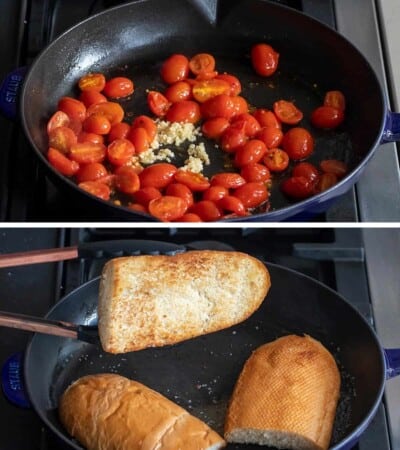 Creamy Roasted Tomato Toast - I Am Homesteader