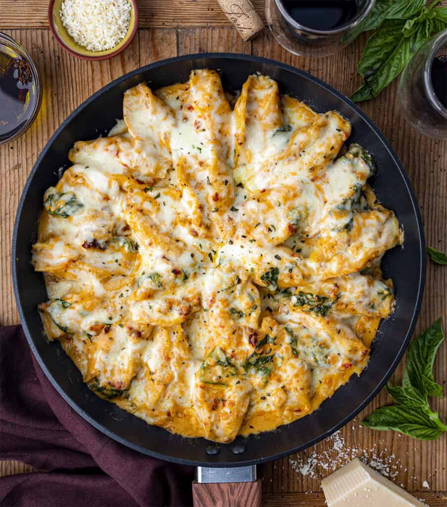Tuscan Stuffed Shells - I Am Homesteader