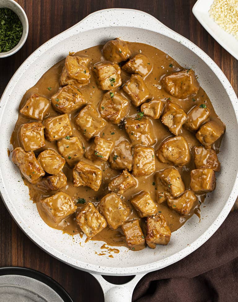 Garlic Pork Bites - I Am Homesteader