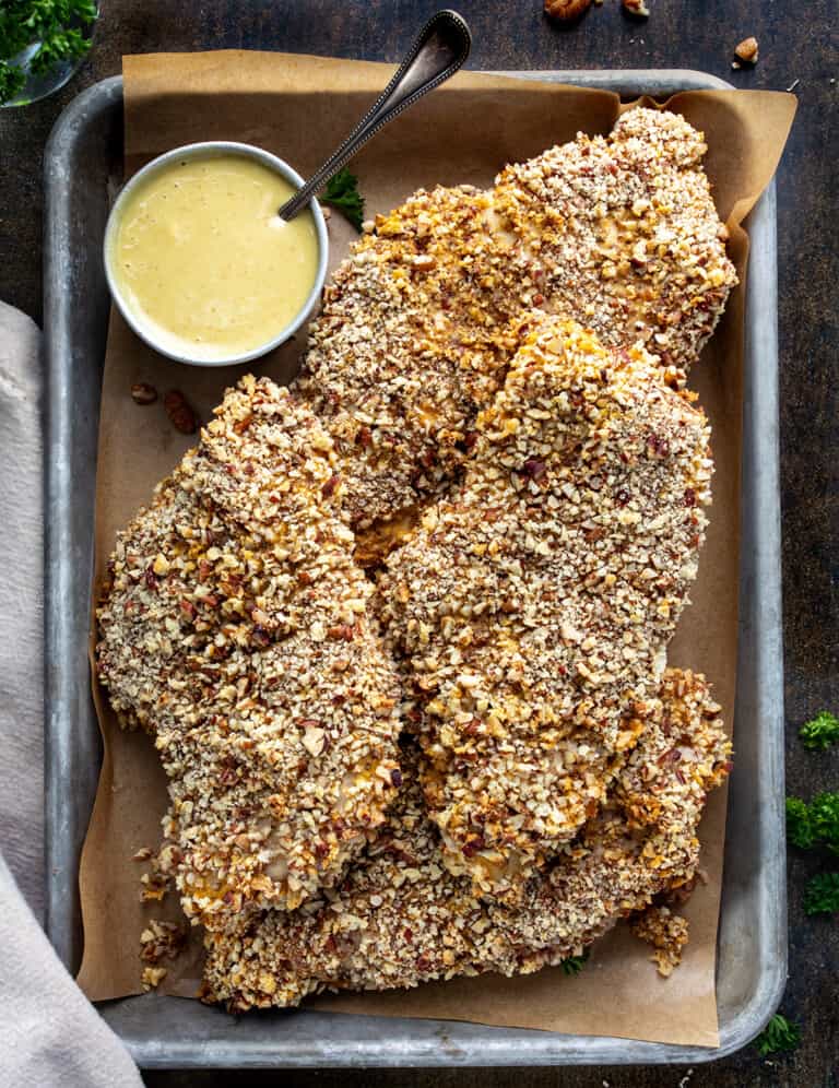 Pecan Crusted Chicken - I Am Homesteader