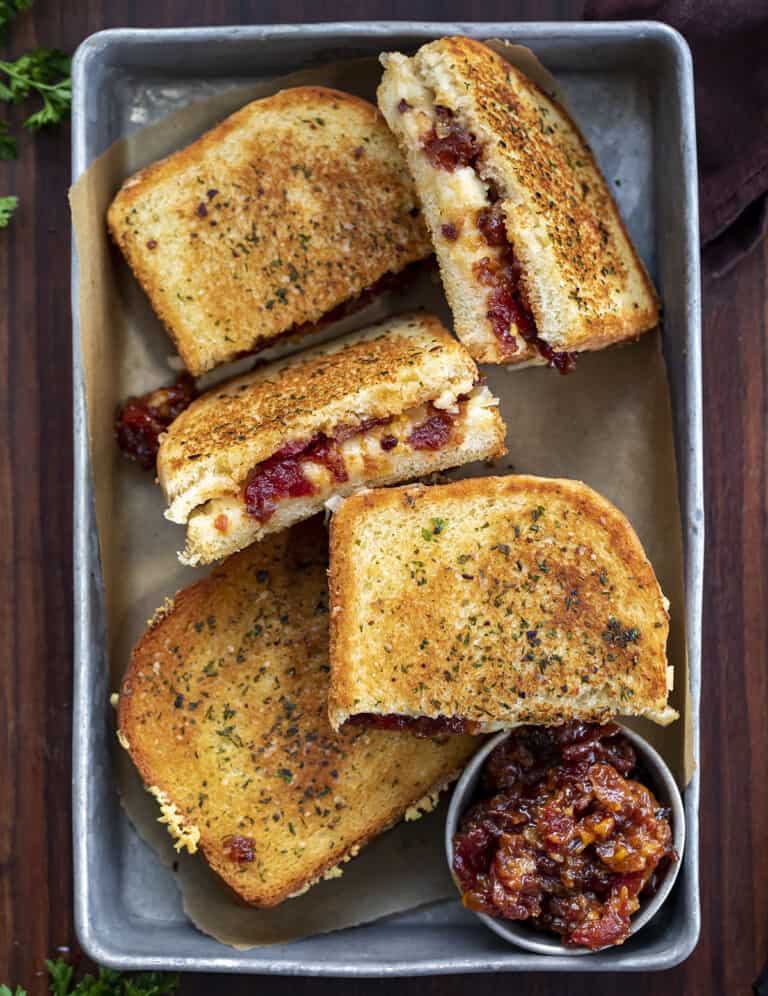 Grilled Cheese with Spicy Tomato Jam - I Am Homesteader