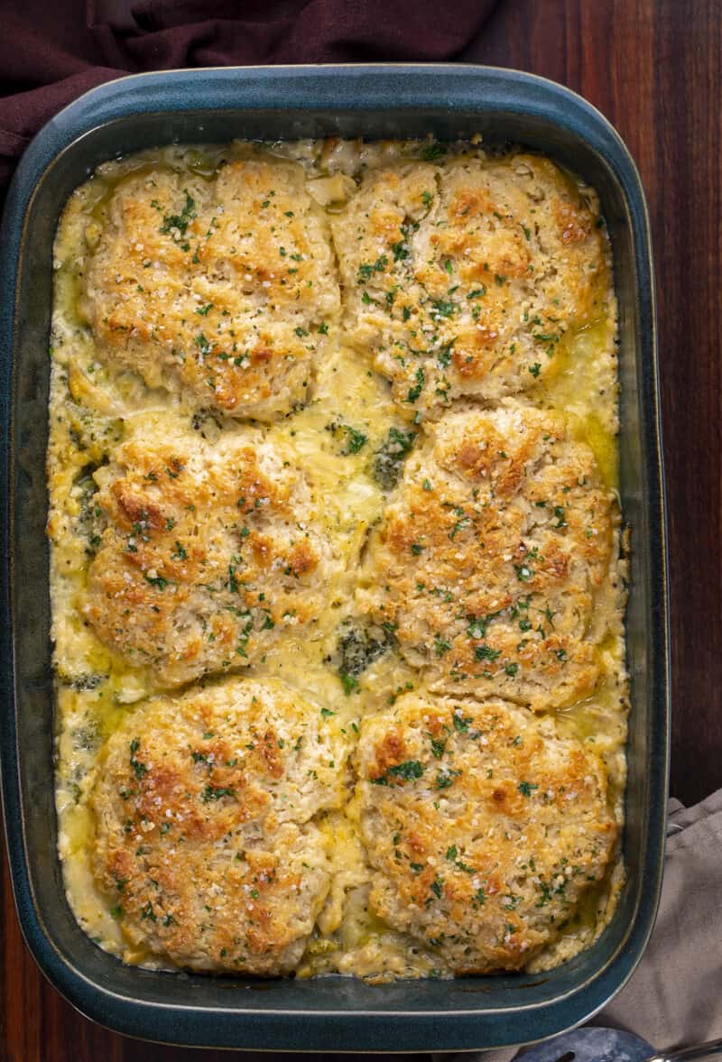 Biscuit Broccoli Cheddar Casserole - I Am Homesteader