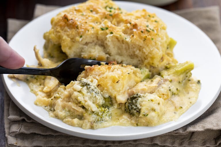 Biscuit Broccoli Cheddar Casserole - I Am Homesteader