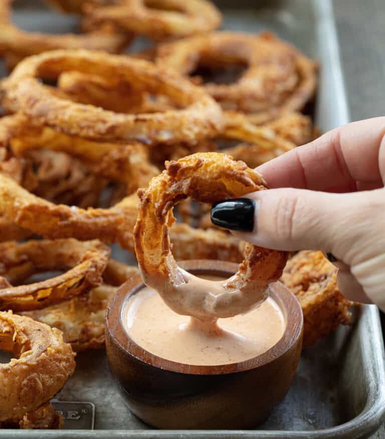 Crispy Onion Rings - I Am Homesteader