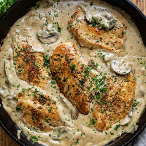 Mushroom Chicken - I Am Homesteader