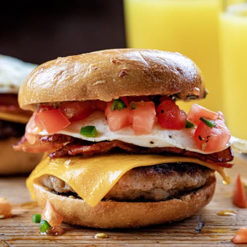 Cowboy Breakfast Bagel - I Am Homesteader