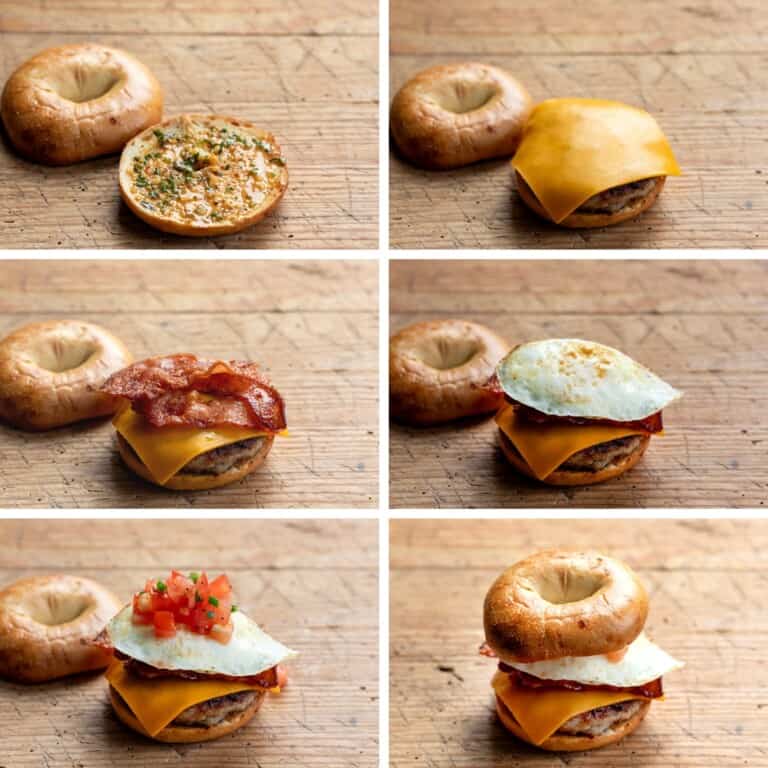 Cowboy Breakfast Bagel - I Am Homesteader