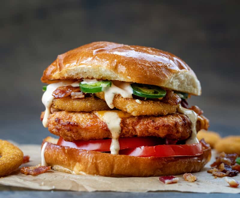 Rodeo Crispy Chicken Sandwich - I Am Homesteader