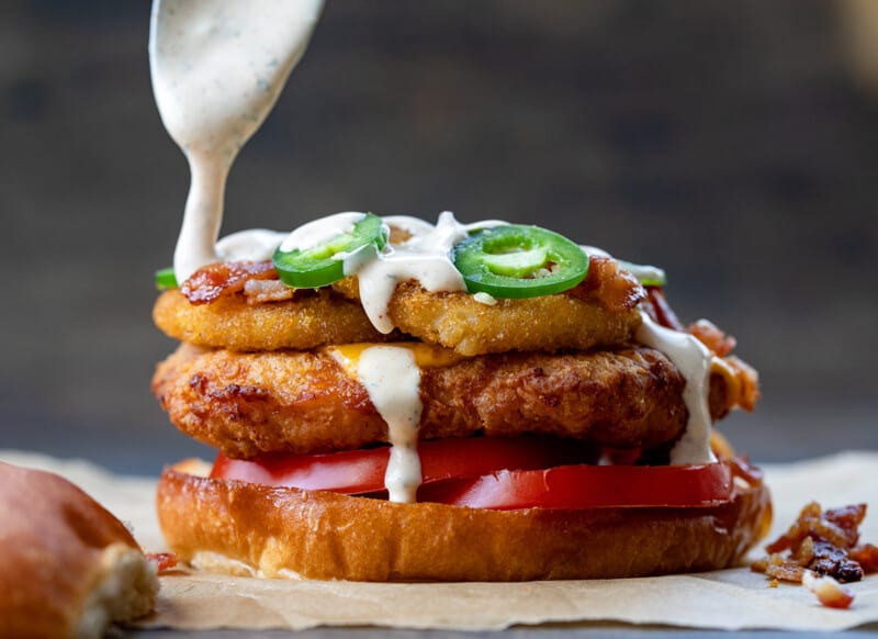 Rodeo Crispy Chicken Sandwich - I Am Homesteader