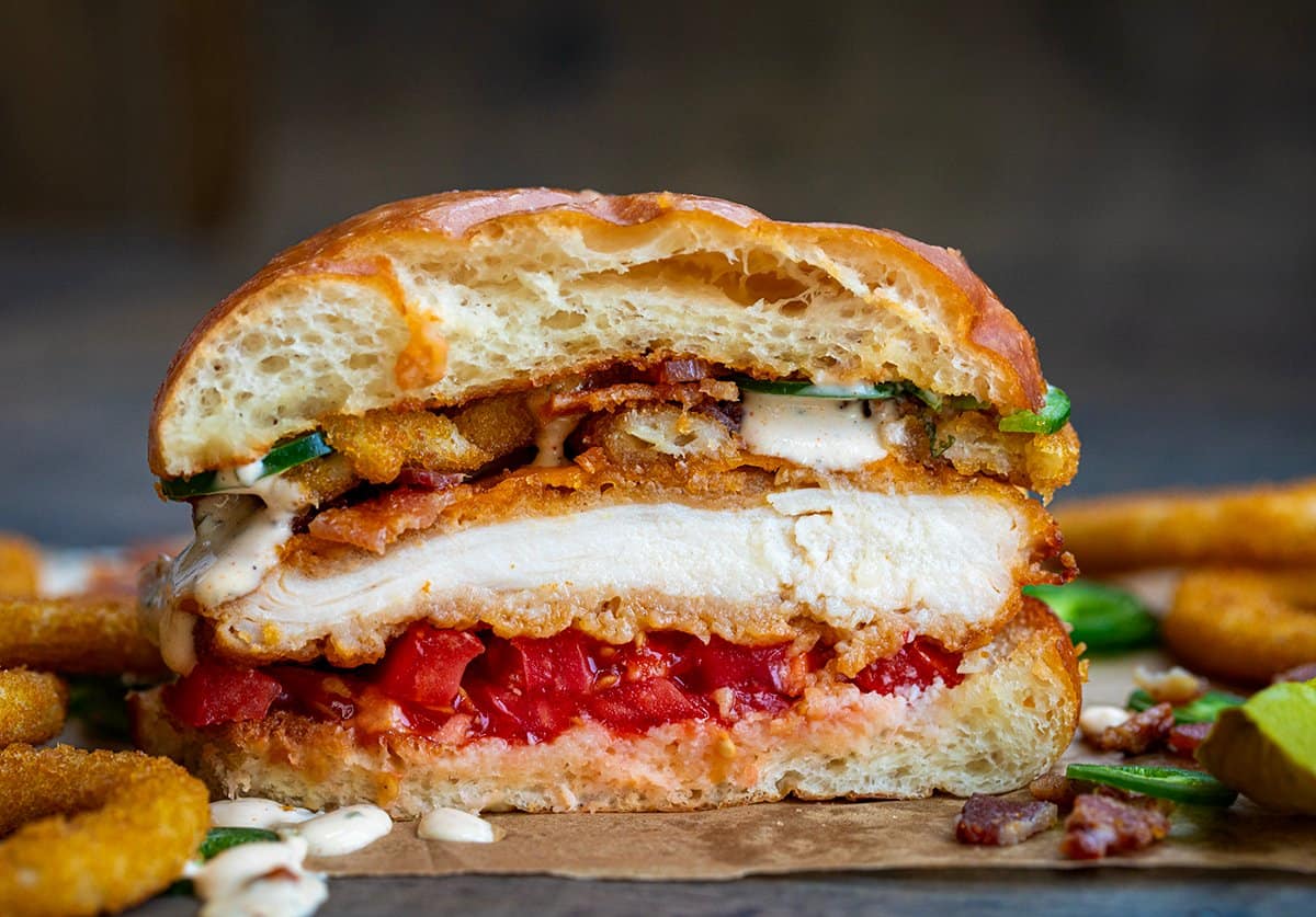Rodeo Crispy Chicken Sandwich - I Am Homesteader