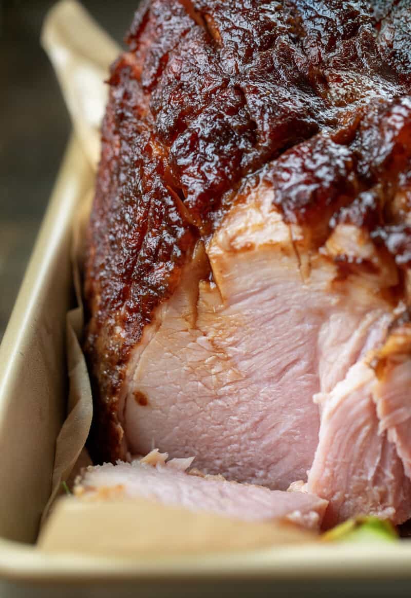 Apple Butter Honey Glazed Ham - I Am Homesteader