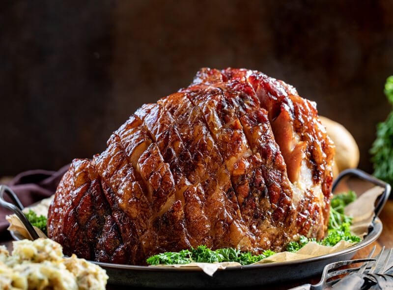 Brown Sugar Glazed Ham - I Am Homesteader