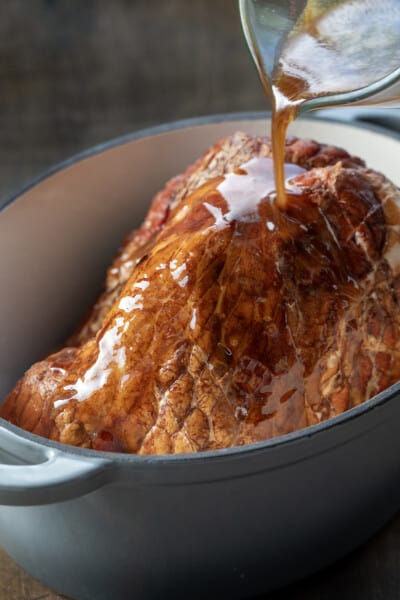 Brown Sugar Glazed Ham - I Am Homesteader
