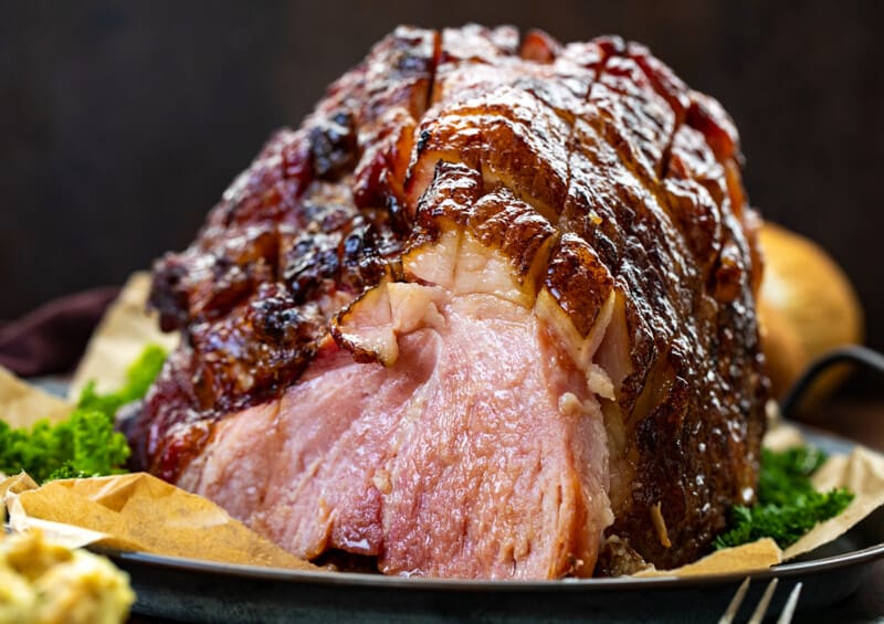 Brown Sugar Glazed Ham - I Am Homesteader