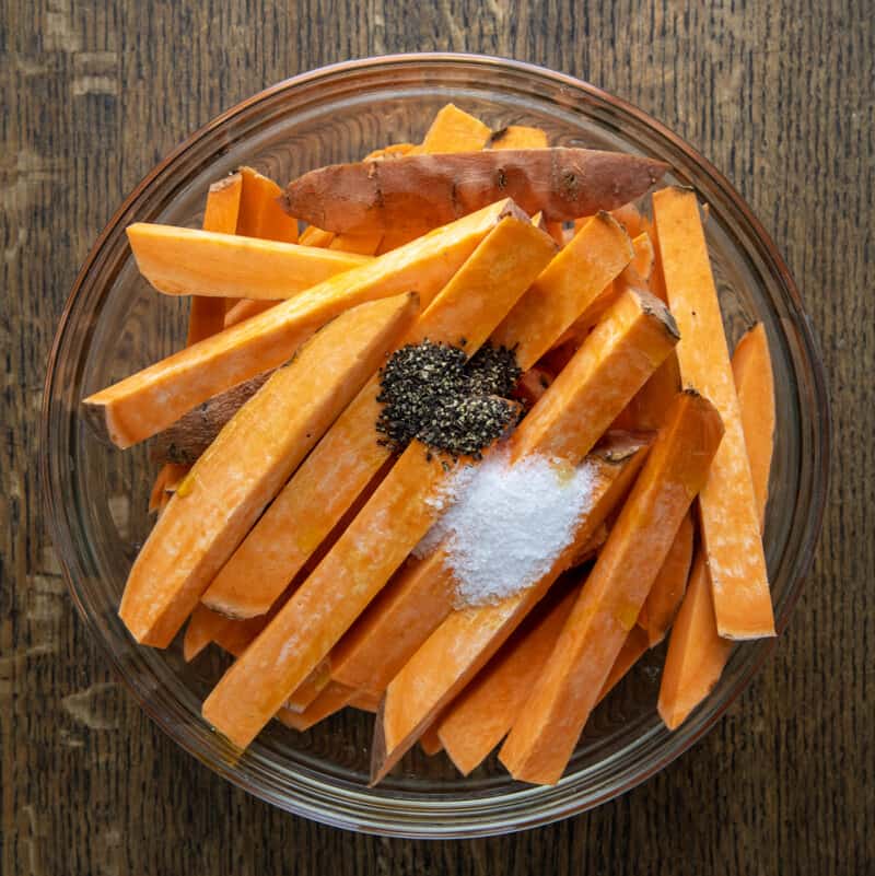 Air Fryer Sweet Potato Fries - I Am Homesteader