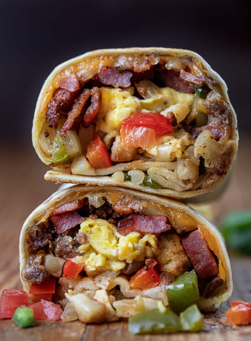 Cowboy Breakfast Burrito - I Am Homesteader