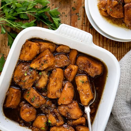 Easy Candied Yams - I Am Homesteader