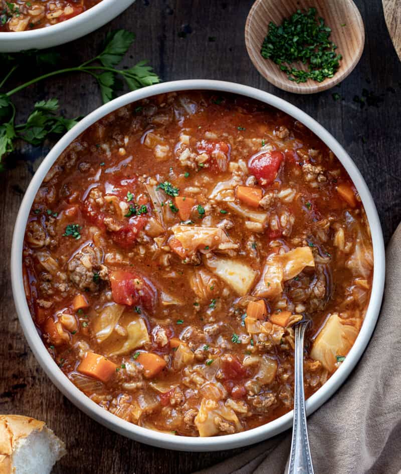 Cabbage Roll Soup - I Am Homesteader