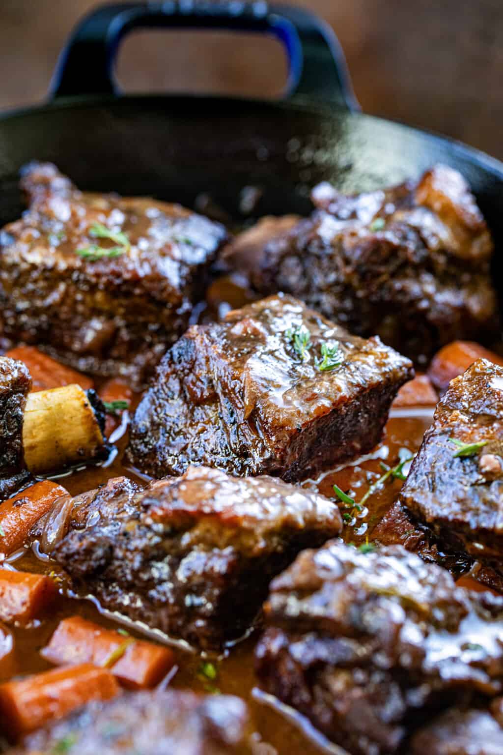 Wine Braised Short Ribs - I Am Homesteader