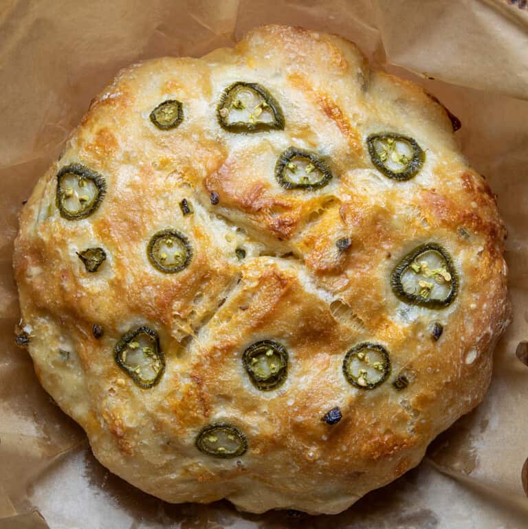 Jalapeno Cheddar Bread - I Am Homesteader