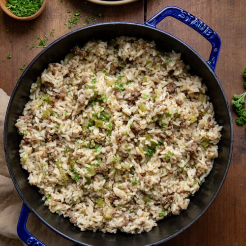 Easy Dirty Rice - I Am Homesteader